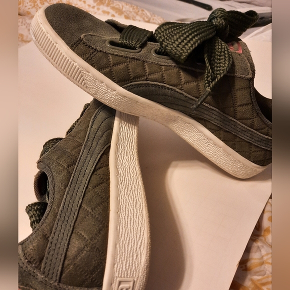 Puma | Shoes | Puma Olive Suede Womens 85 Shoes | Poshmark